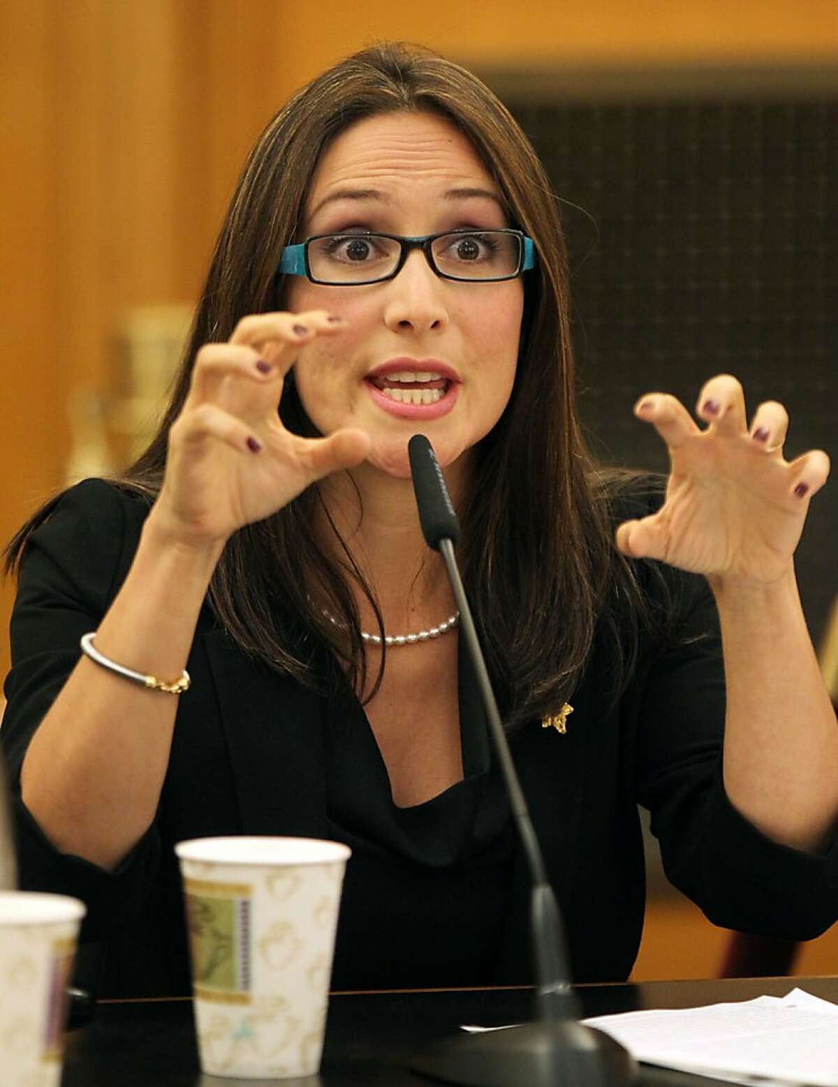 Eliana Lopez testifies at ethics hearing