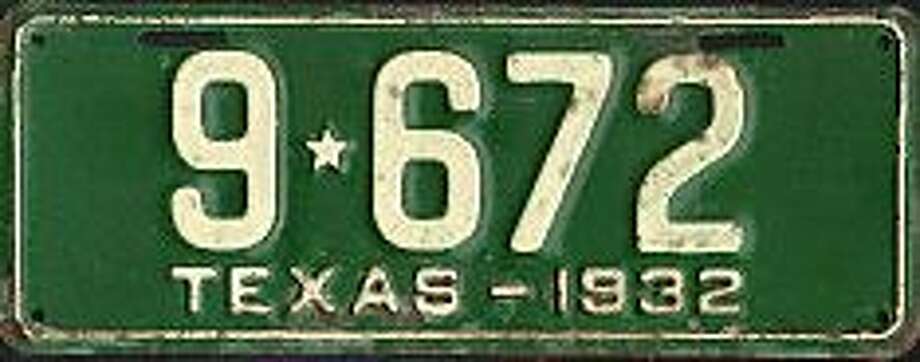 Texas license plates through the years - Chron