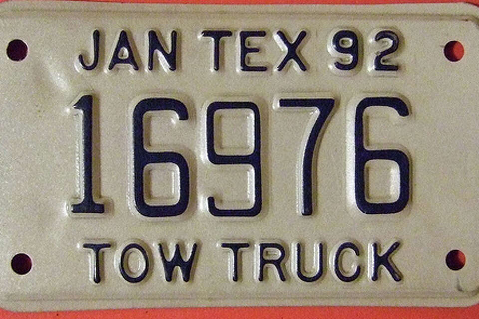 Texas license plates through the years