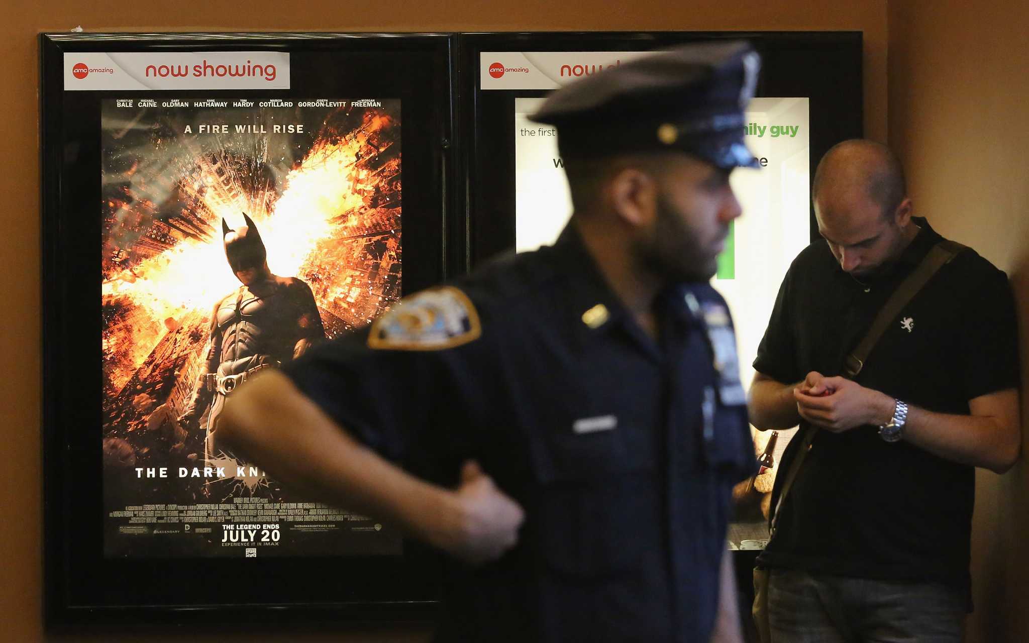High security at NYC theaters