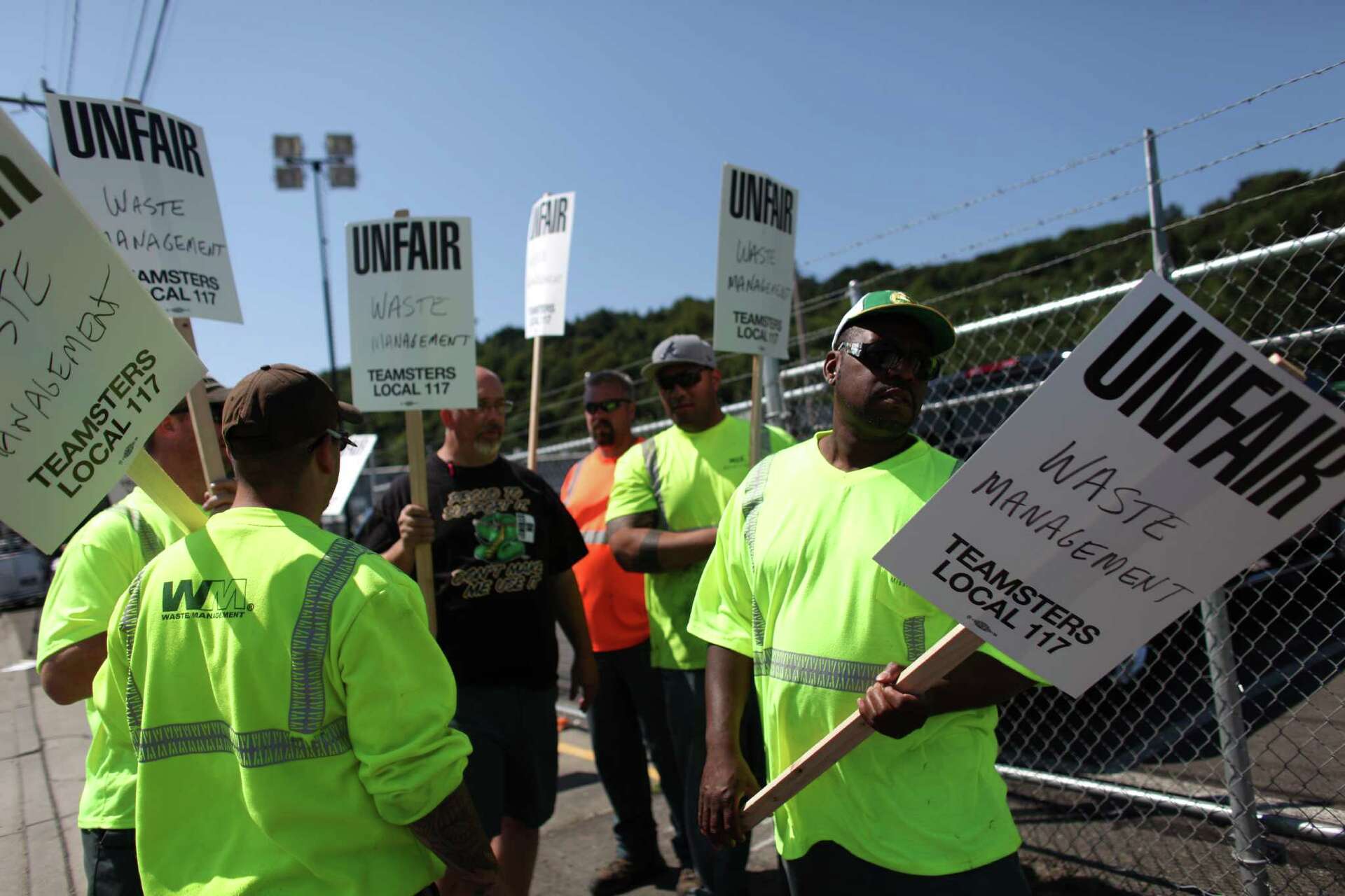 Waste Management drivers on strike