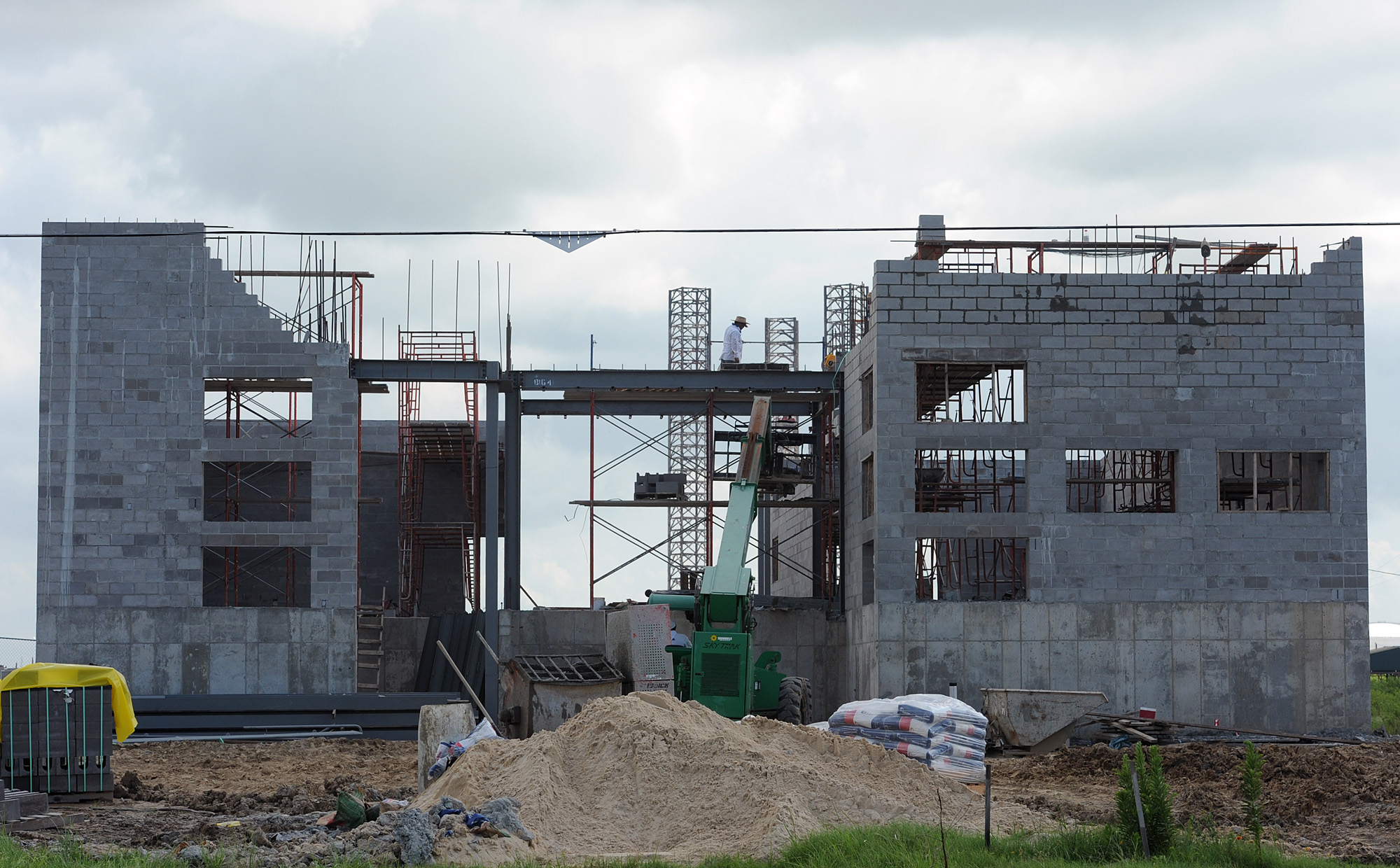 Sabine Pass fire station starts over - yet again