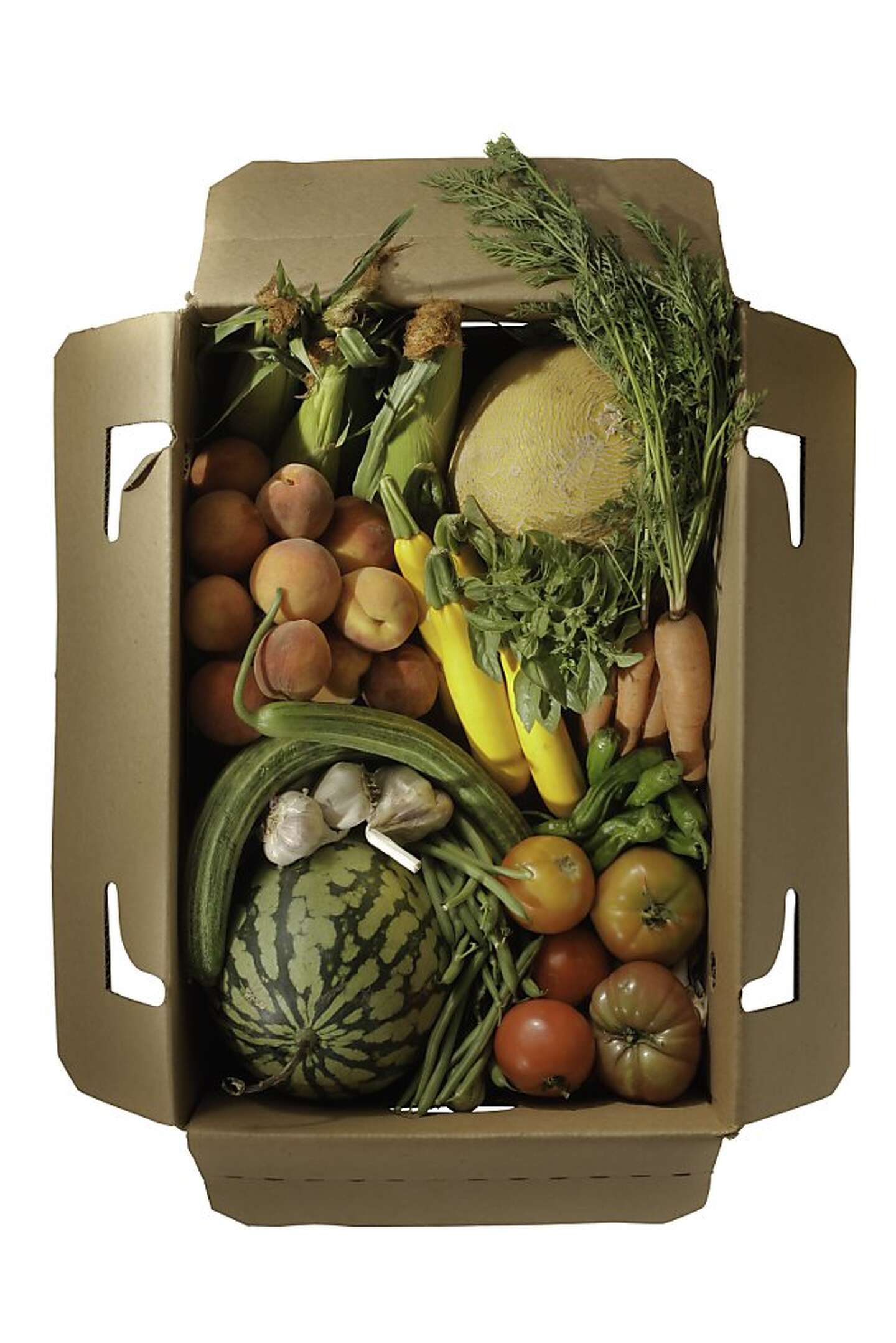 Box of farm produce sparks creativity