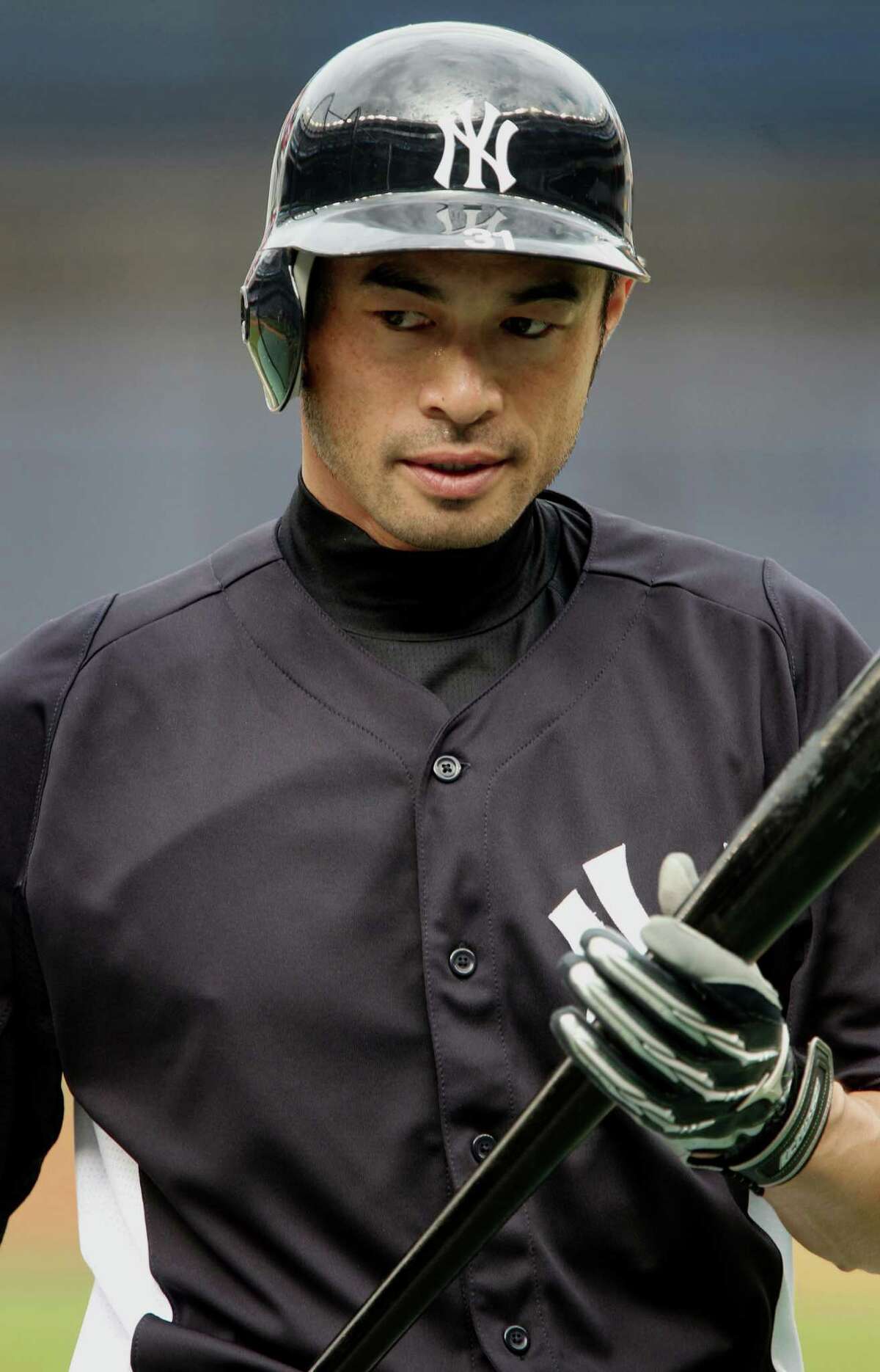 Ichiro making self at home with Yanks