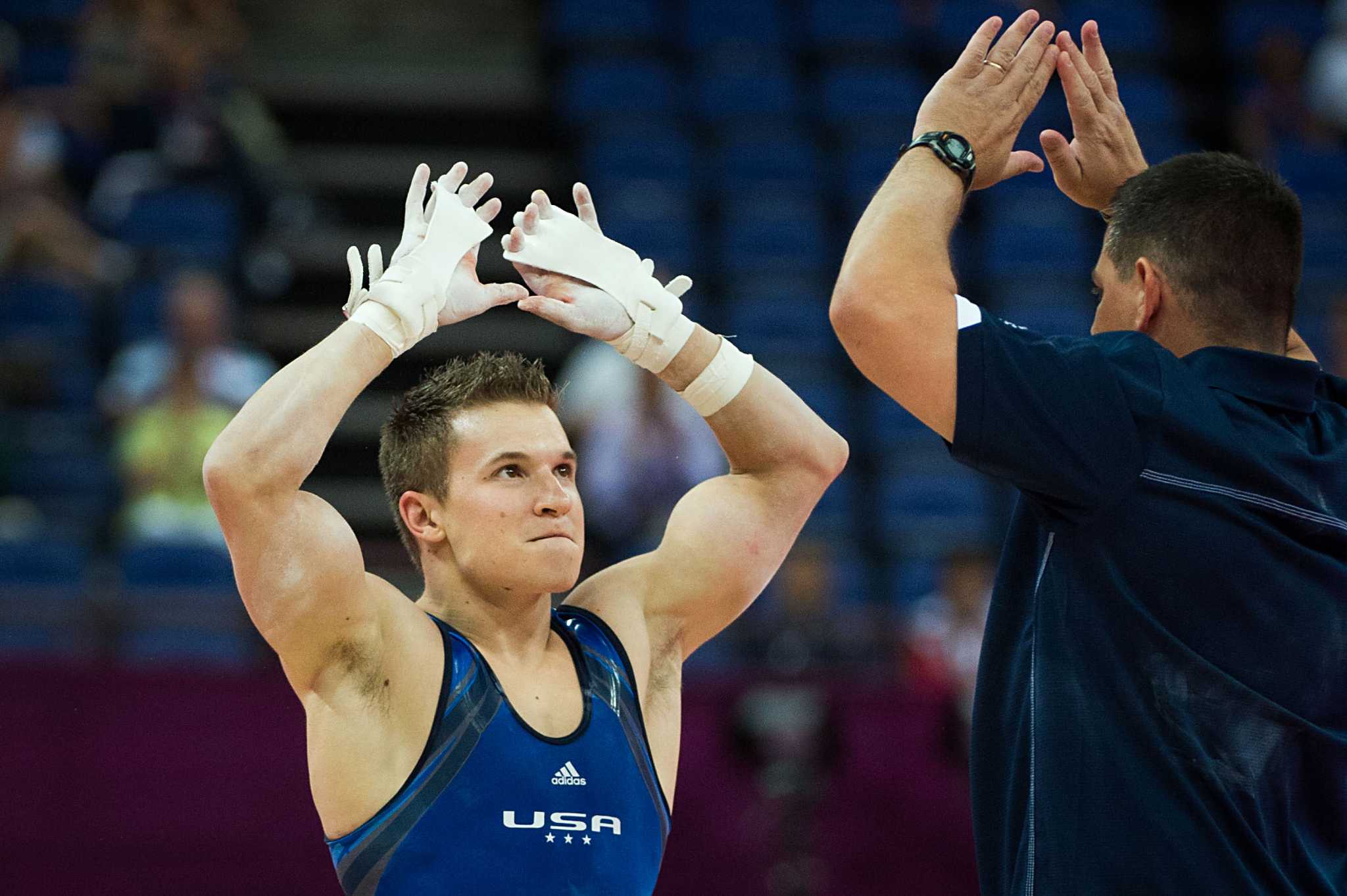 Gymnast Jonathan Horton wows crowd, judges at Olympics