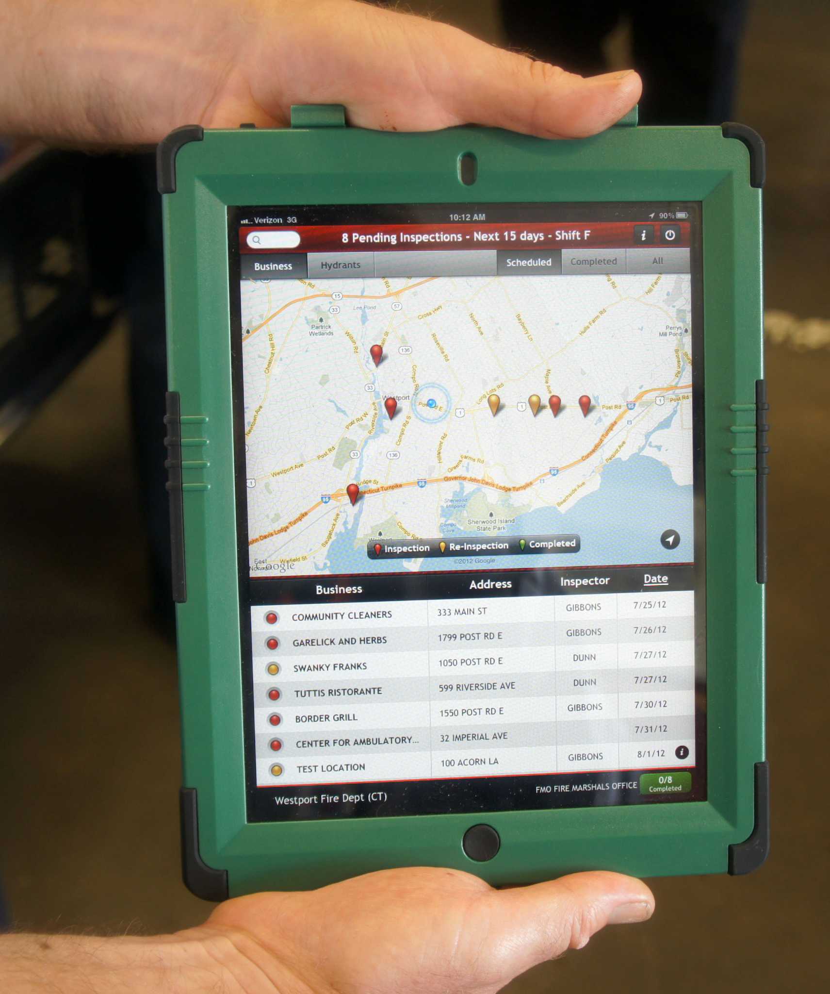 'iInspections' -- Fire inspectors gearing up with iPads