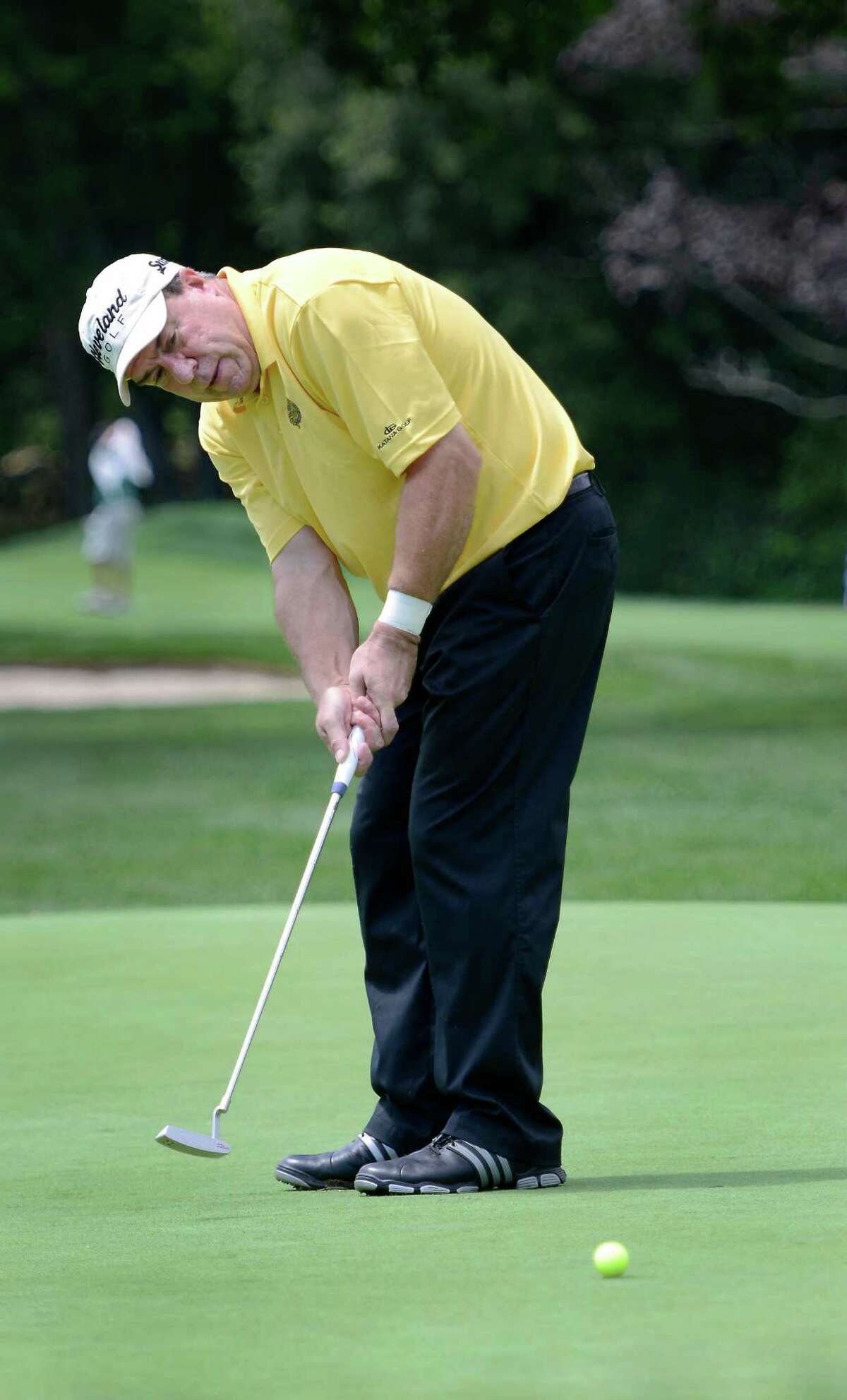 Ballo Jr. leads Connecticut Open after shooting 3-under 69