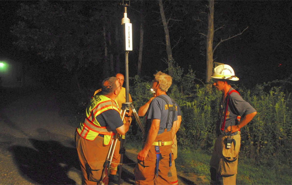 'It looked like a ball of fire ... lit up the sky'