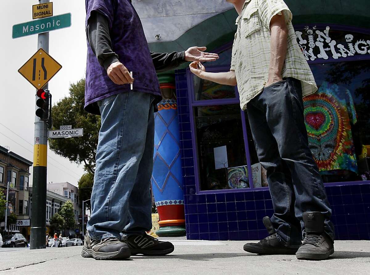 Sit/lie law primarily enforced in Haight