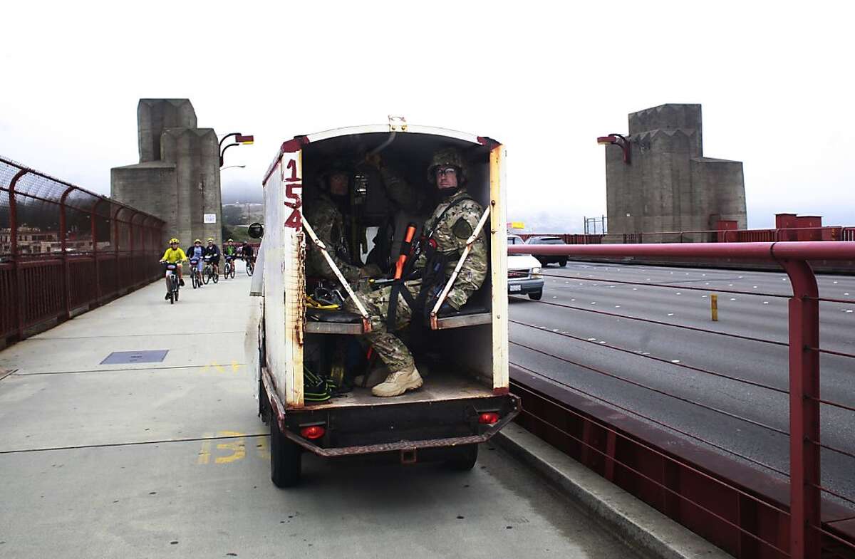 Golden Gate bridge climber in custody