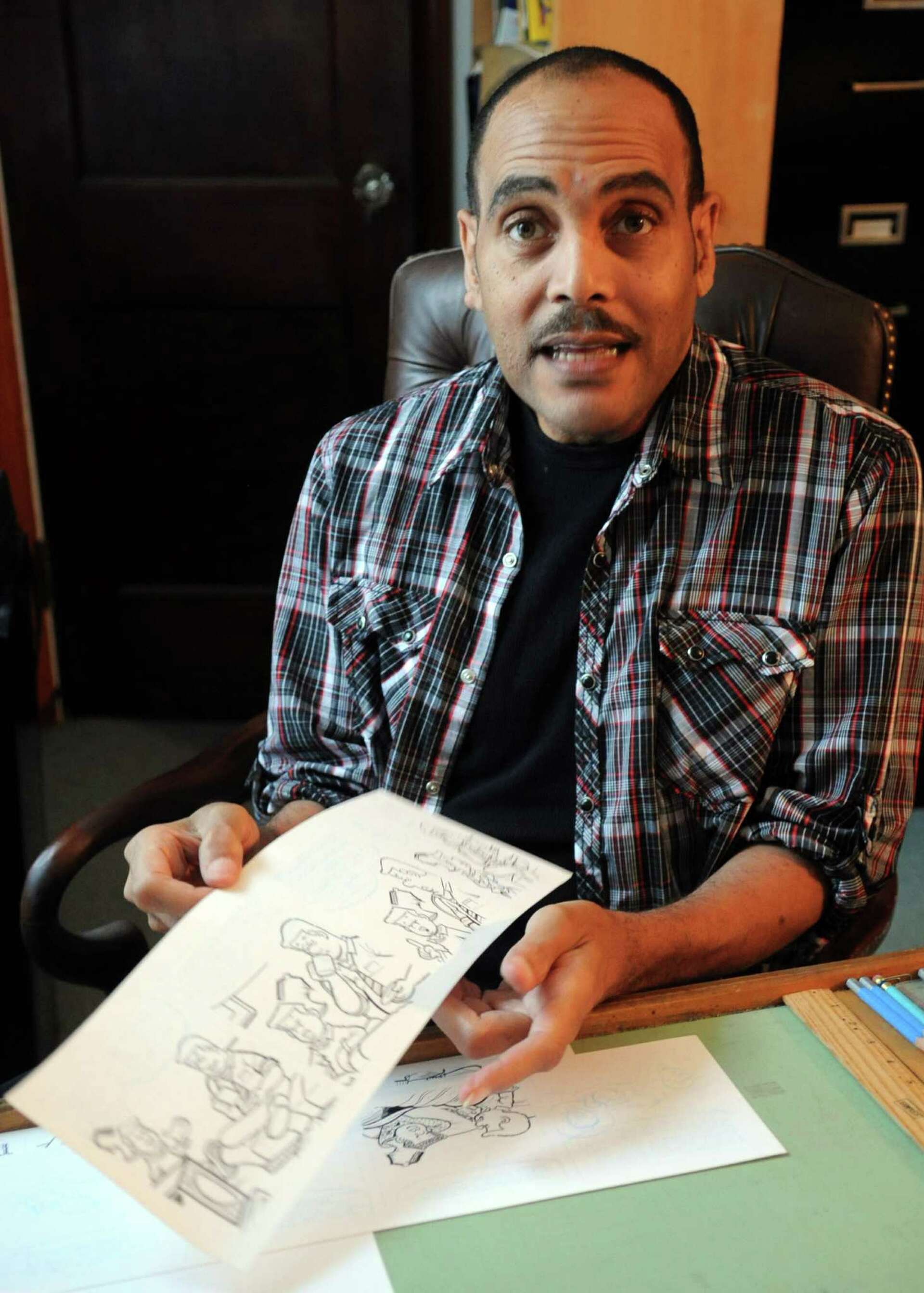 Creator of 'Curtis' traces road to Stamford