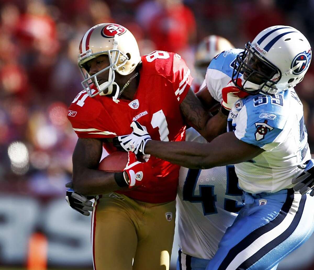 49ers' Brandon Jacobs is lighter, focused