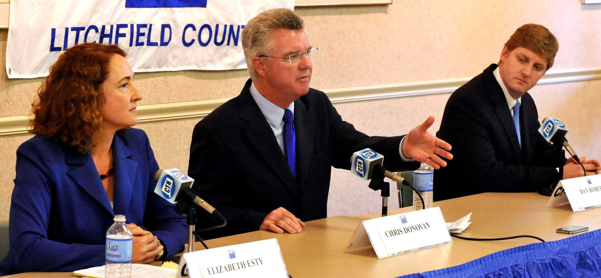 Esty, Roberti spar; Donovan avoids scrutiny