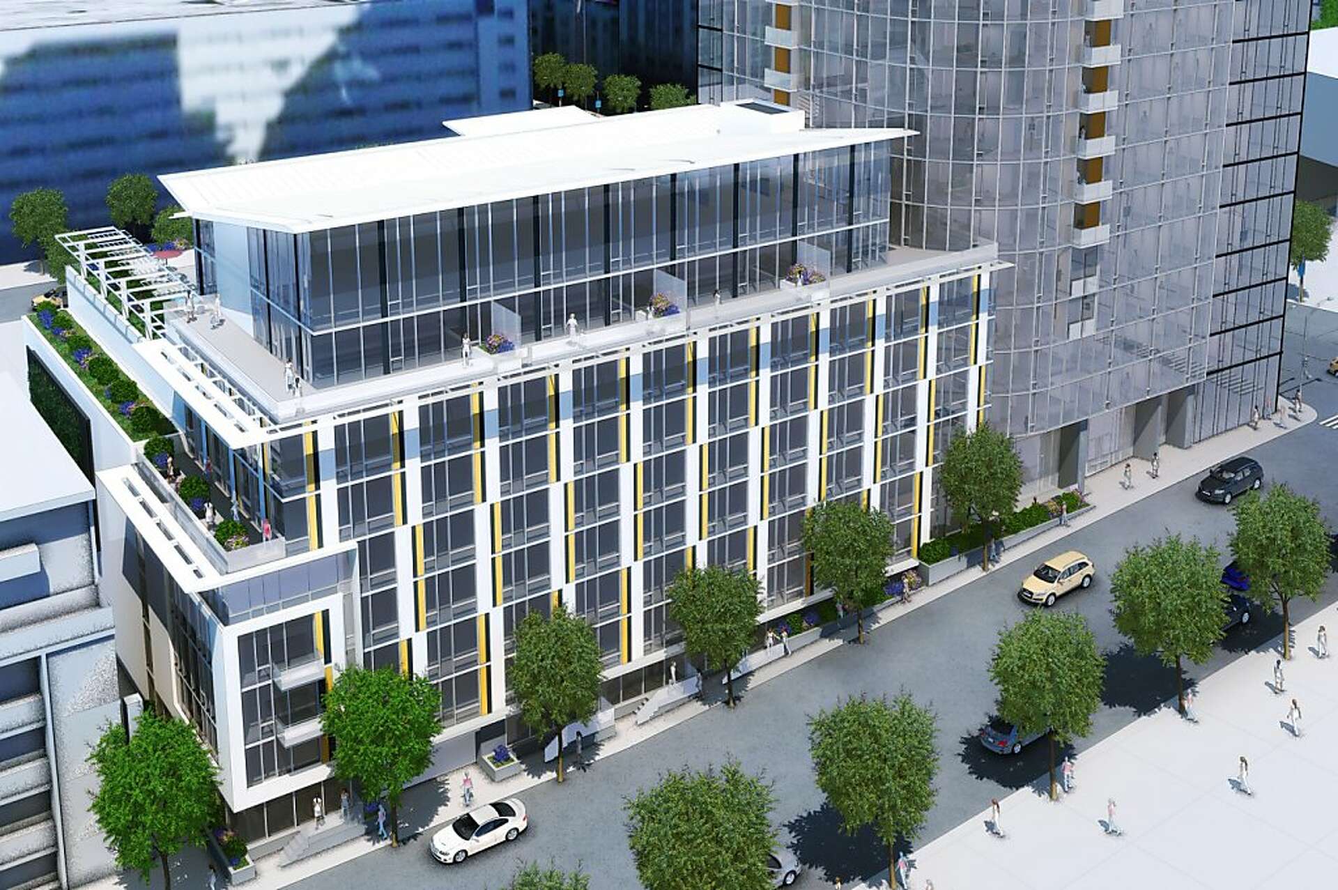 Glass towers could be awkward S.F. fit