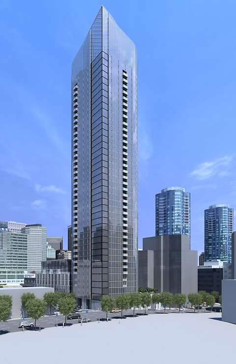 Glass towers could be awkward S.F. fit