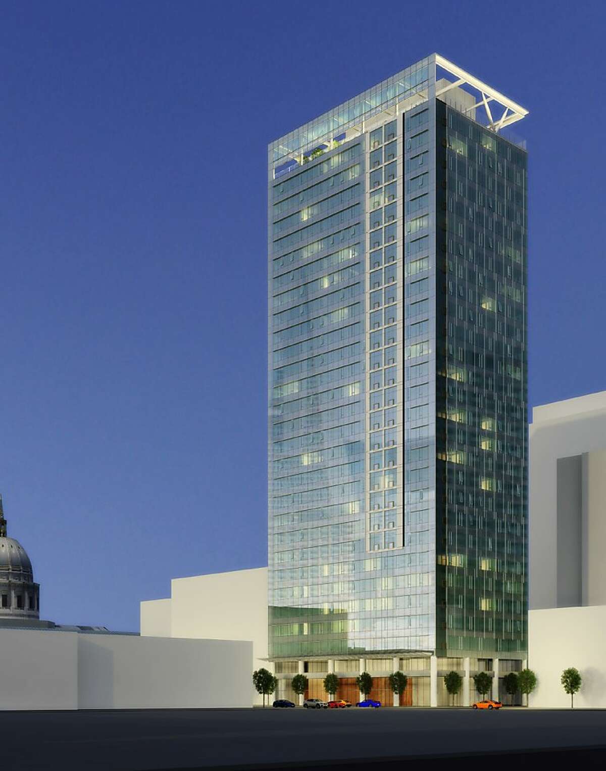 Glass towers could be awkward S.F. fit