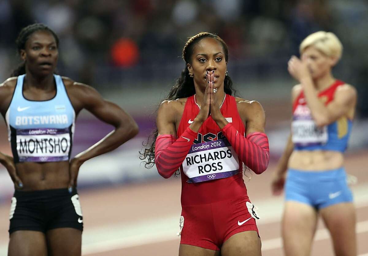 Richards-Ross gives U.S. 1st track gold