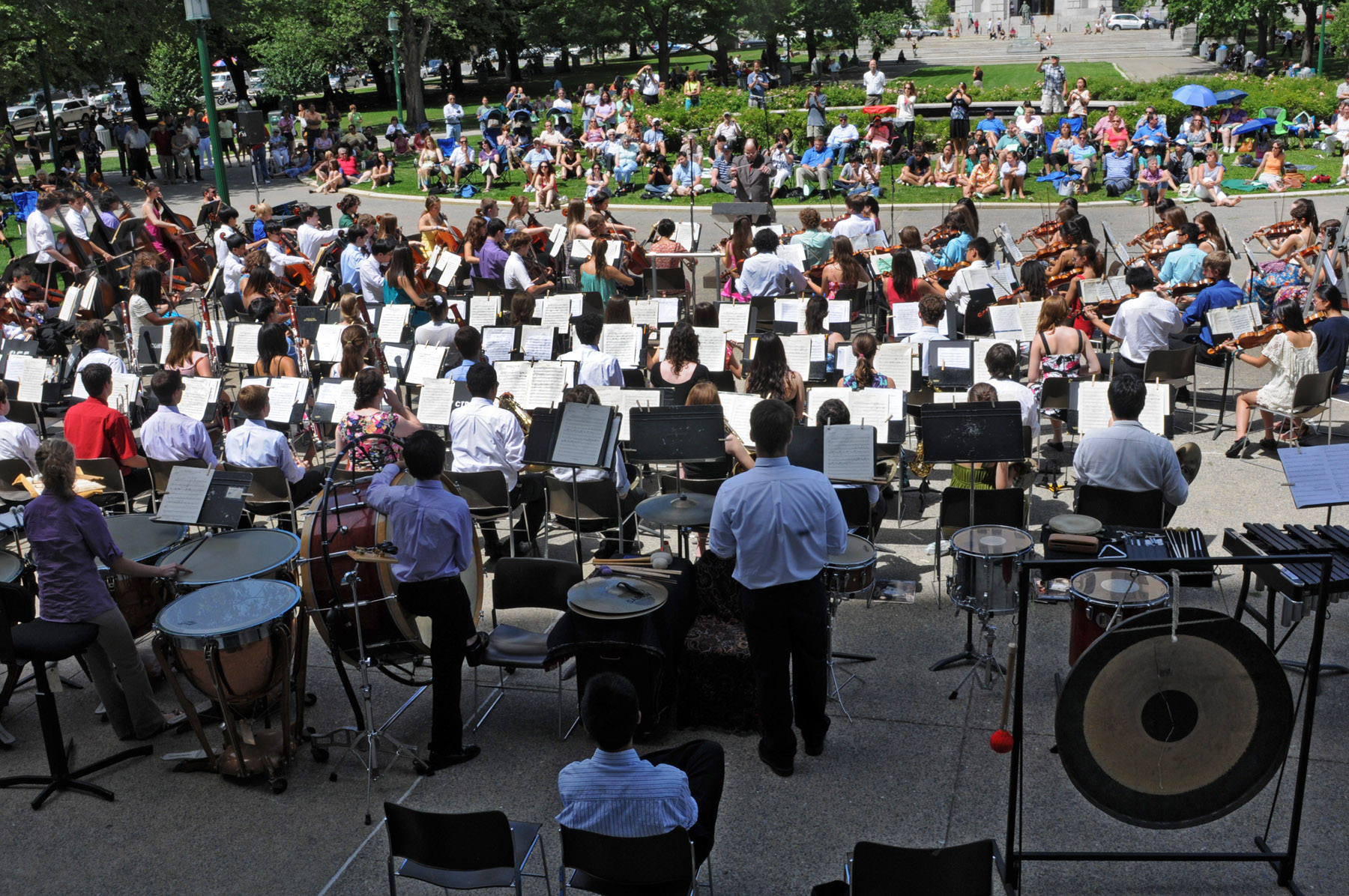 Photos, video: Music in the park