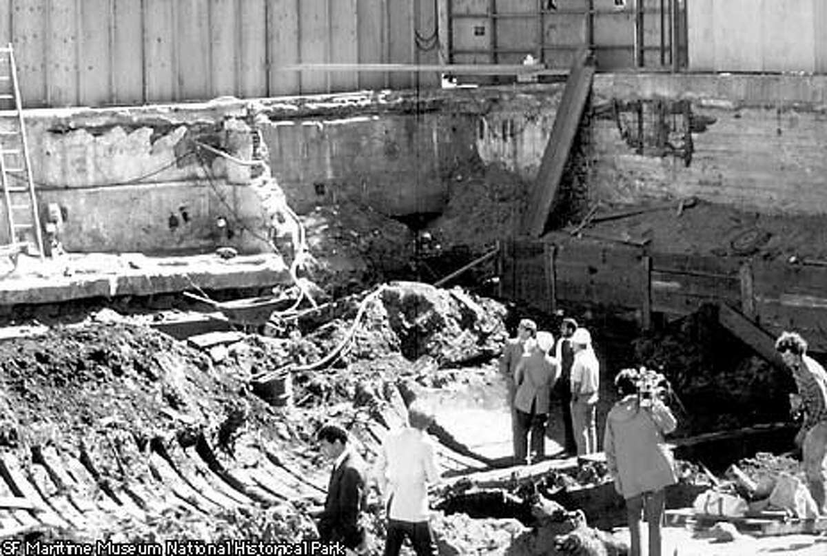 SHIPS UNDER SAN FRANCISCO / There was a Gold Rush overland, but the ...