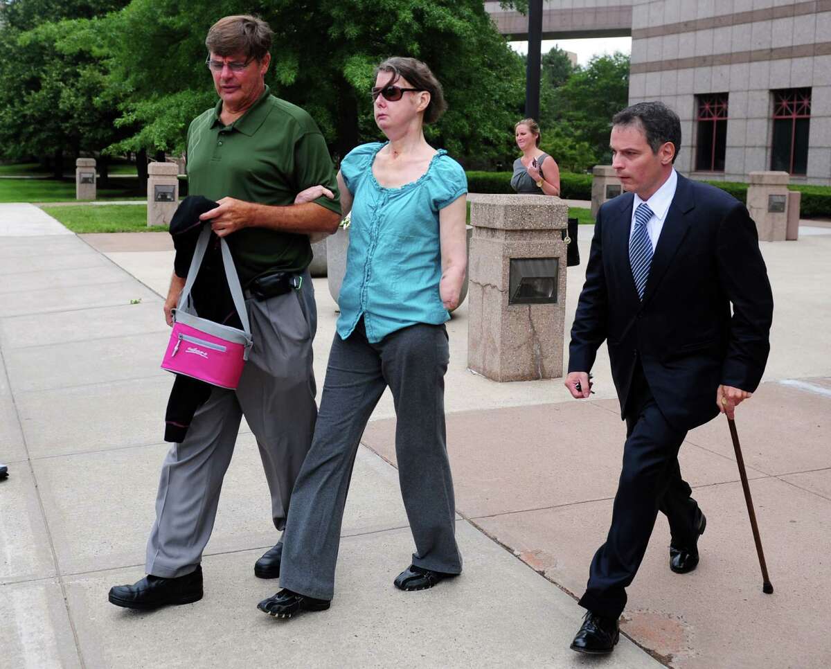 Chimp attack victim seeks day in court