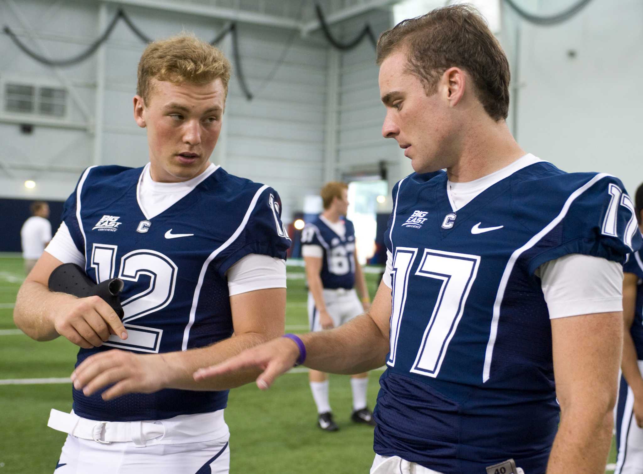 Injured UConn QB Cochran sits and waits for his chance
