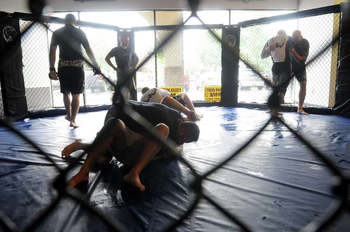 Candidate supporting mixed martial arts