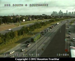 2 lanes on northbound 288 reopened near Southmore