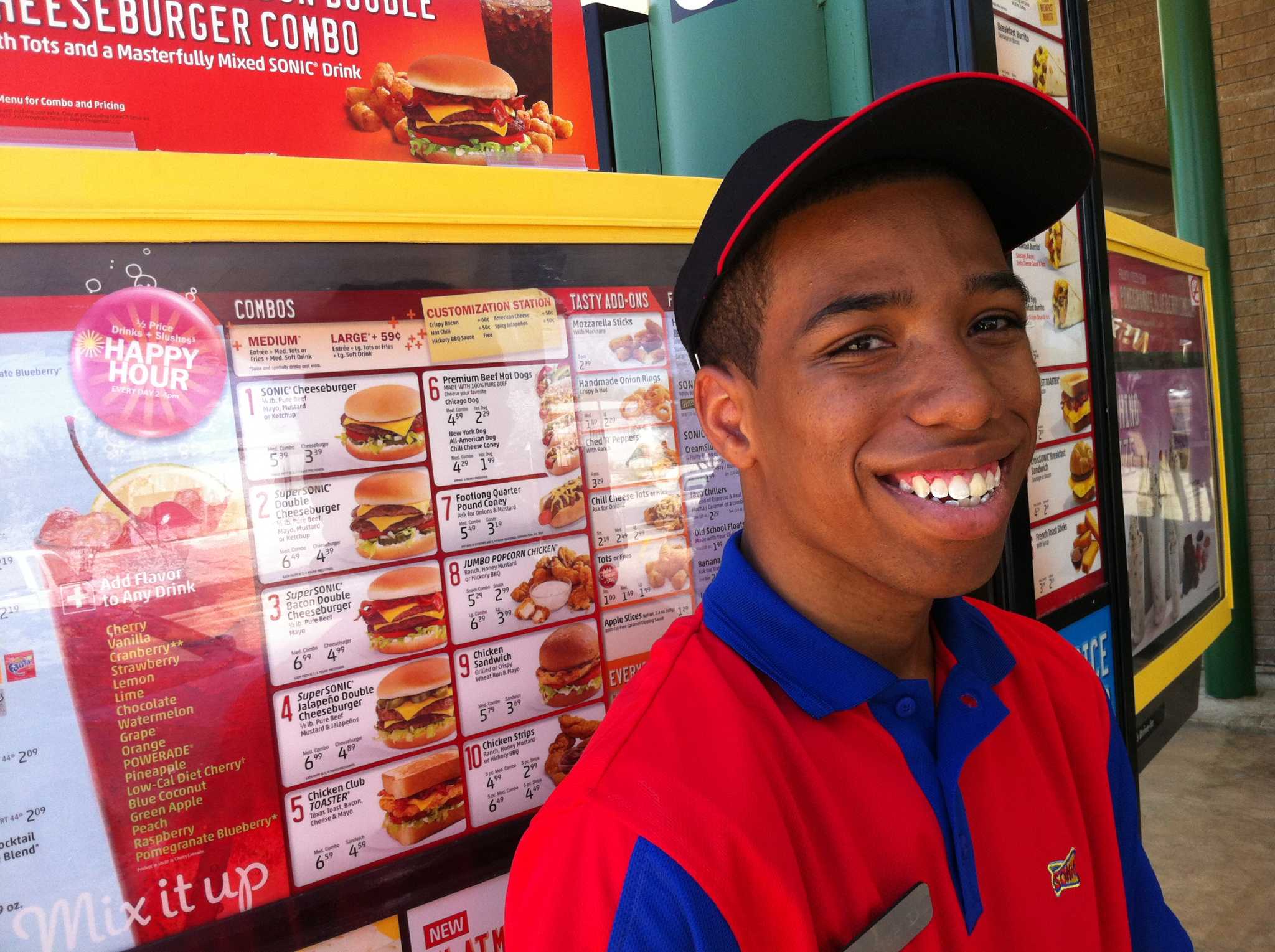 Sonic carhop does more than skate by