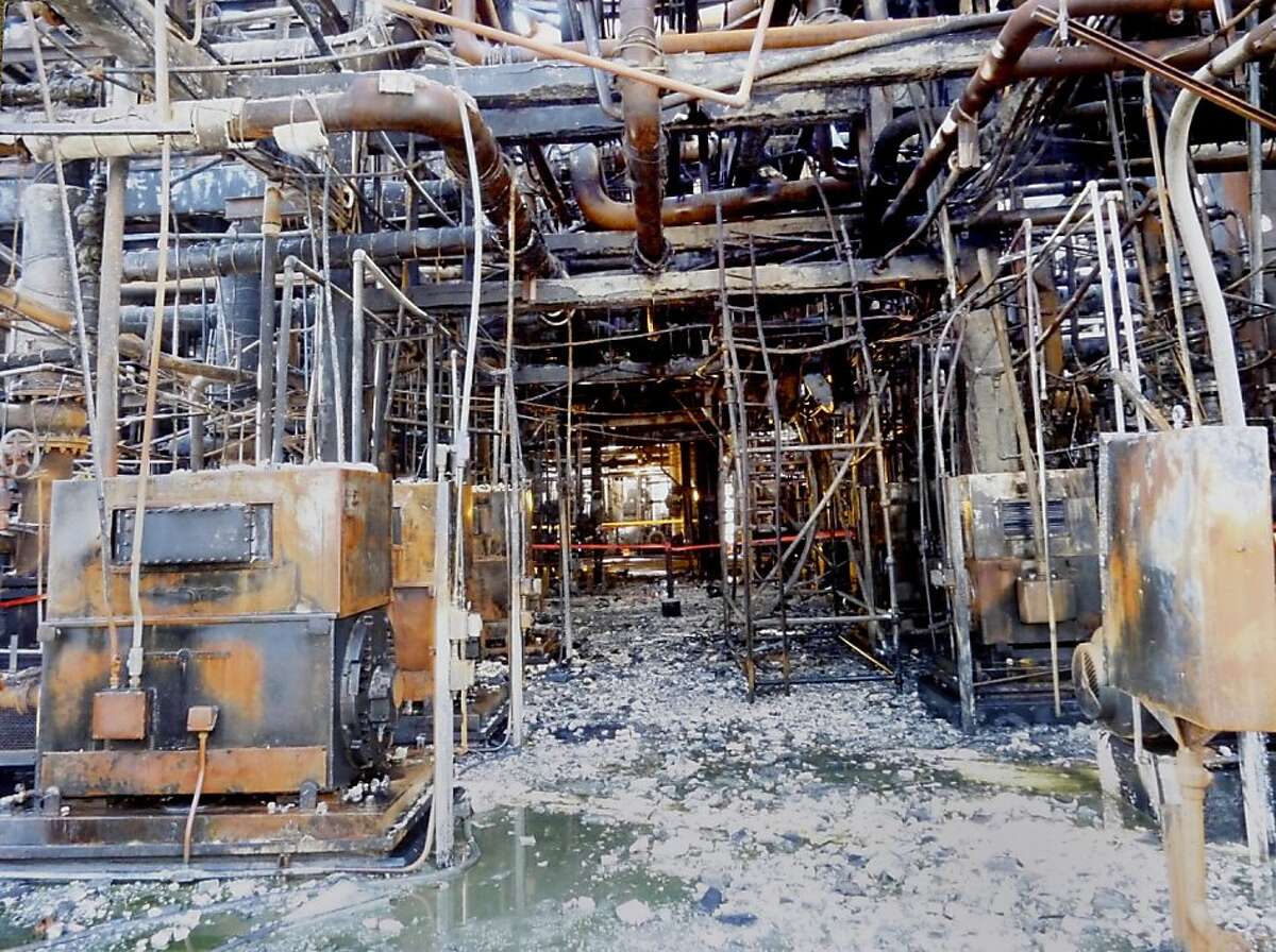 Chevron fire ignited by idling rig?