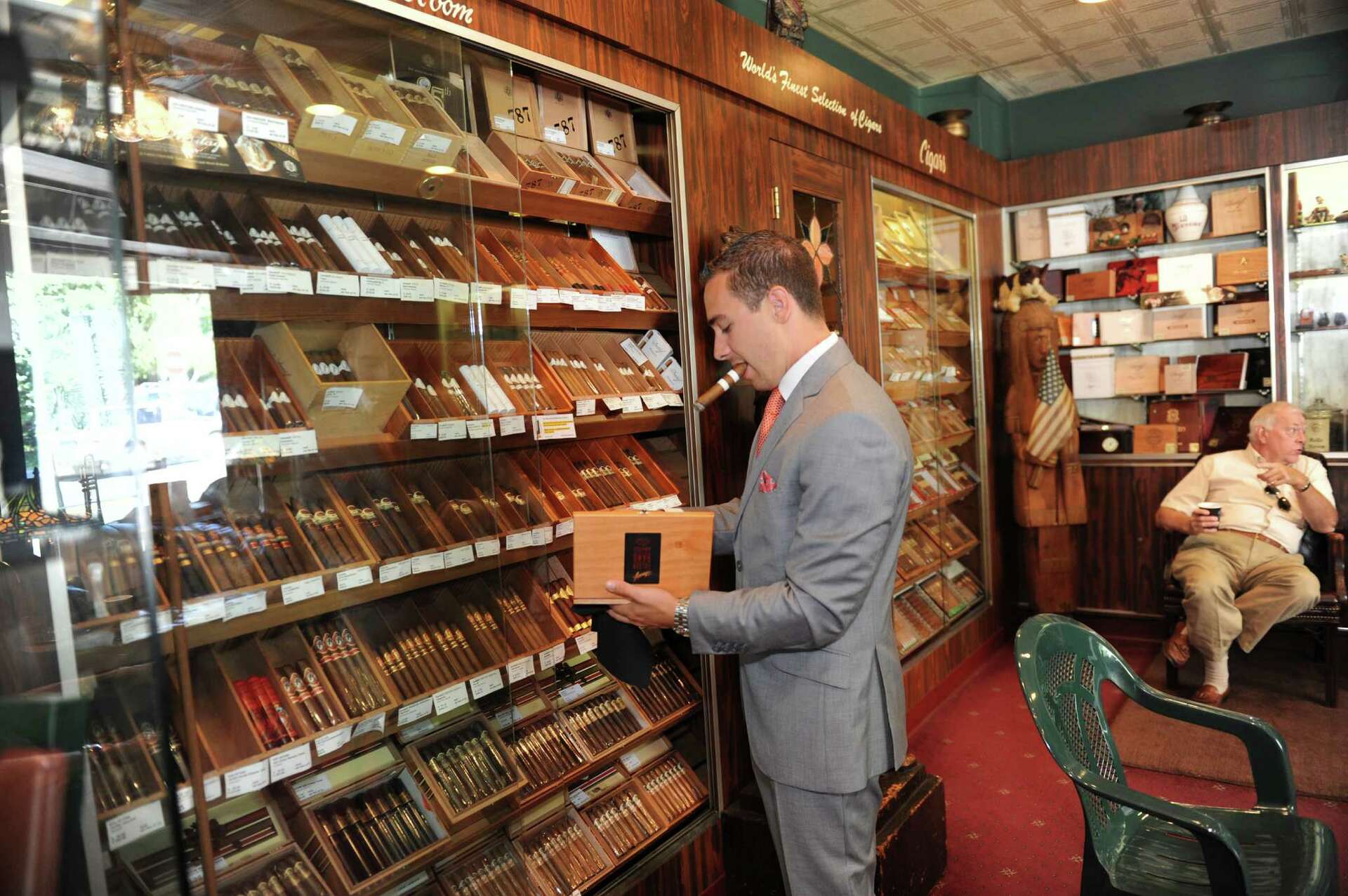 Tobacconist gains loyal following in Greenwich