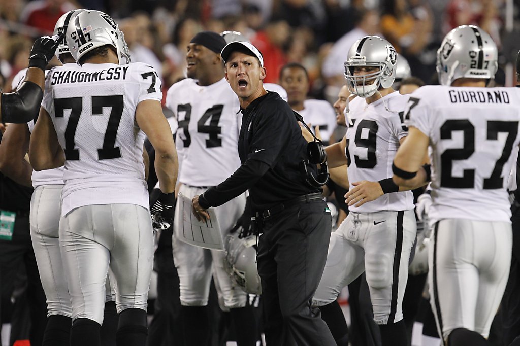 Raiders' starters look shaky in Arizona