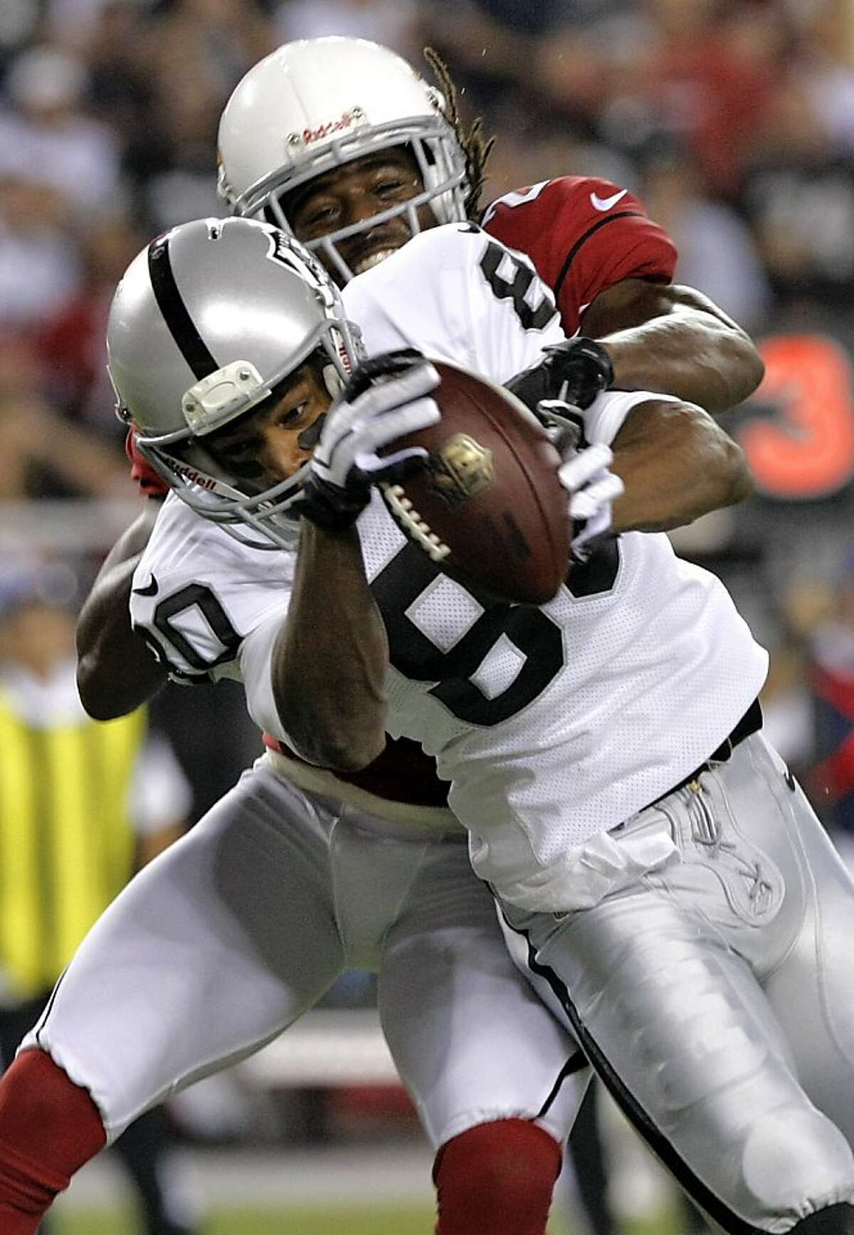 Raiders' starters look shaky in Arizona