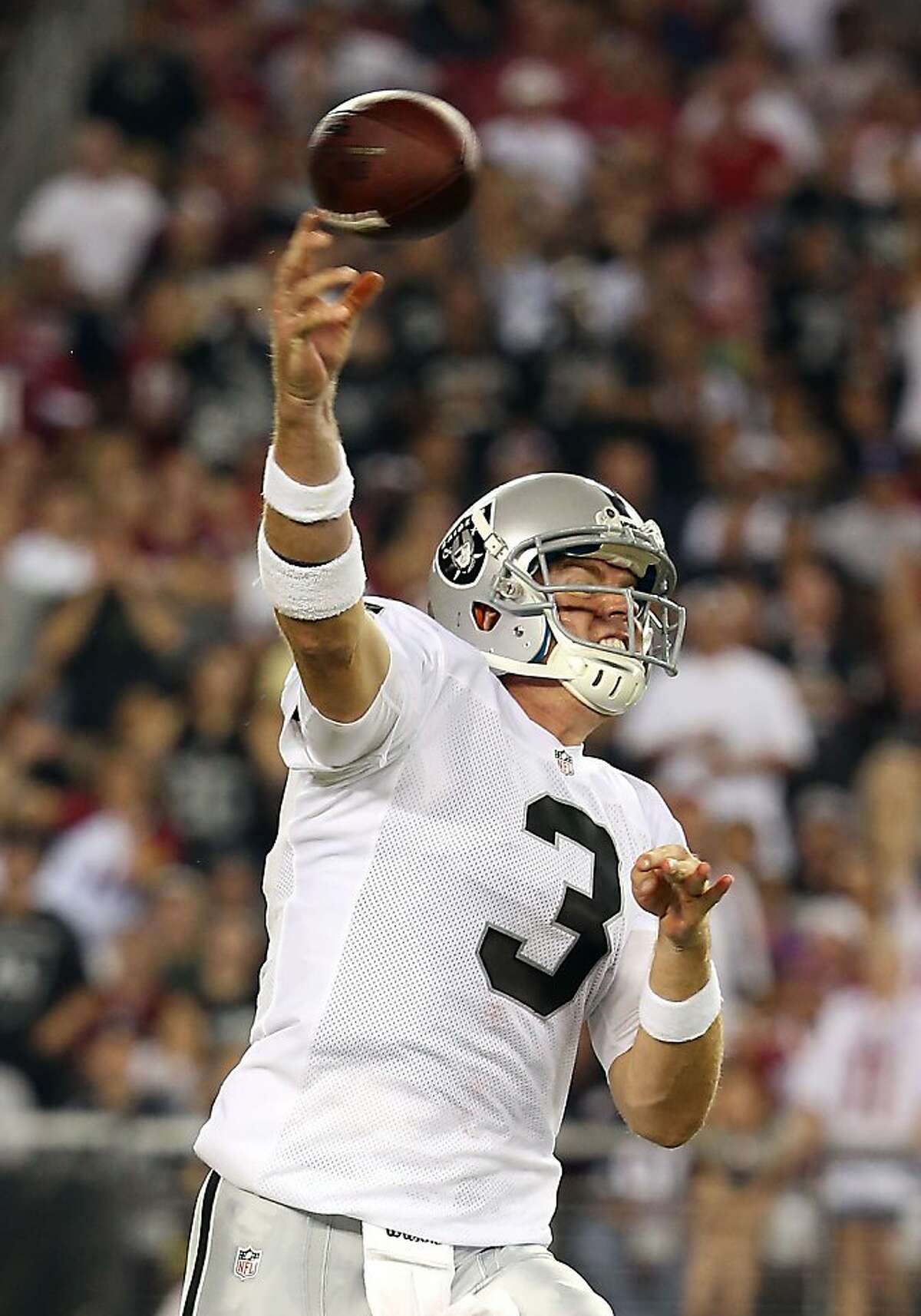 Raiders' starters look shaky in Arizona