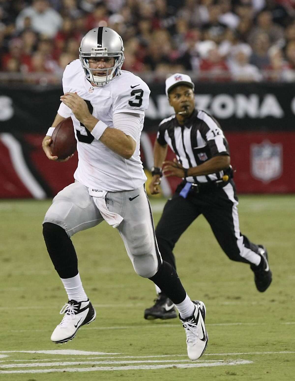 Raiders' starters look shaky in Arizona