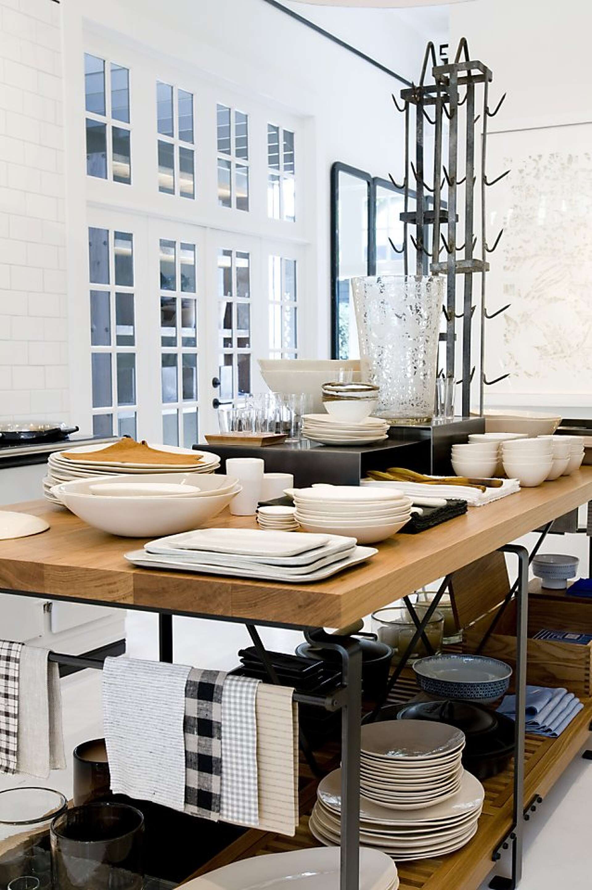 March work tables add style, function to kitchen