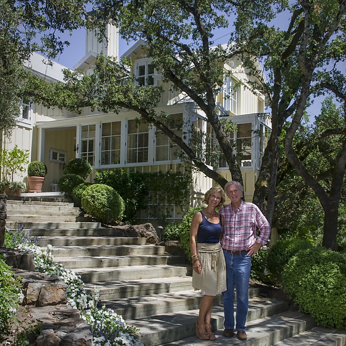 Howard and Lori Backen in Wine Country