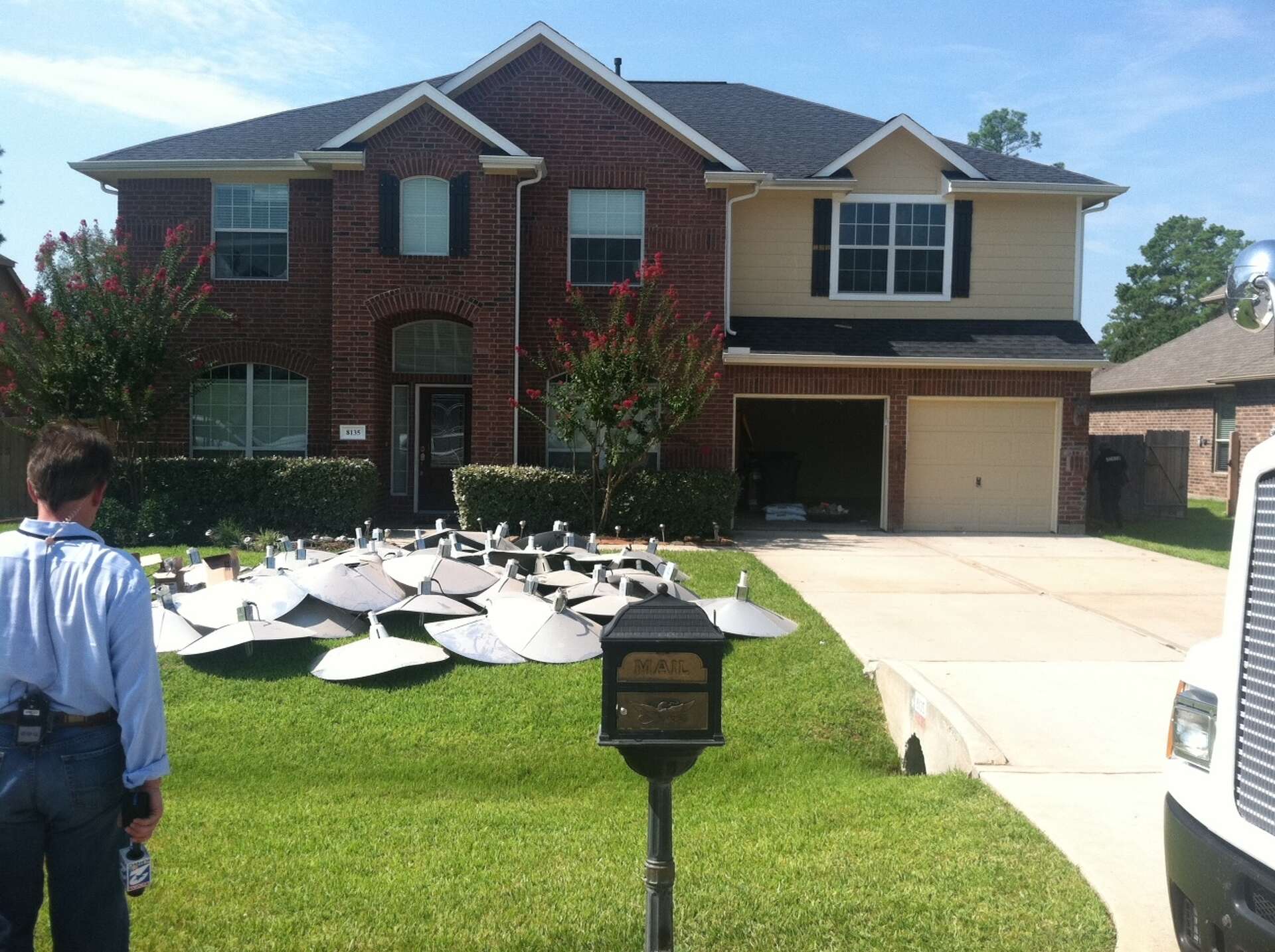 Upscale homes raided for pot growing operations