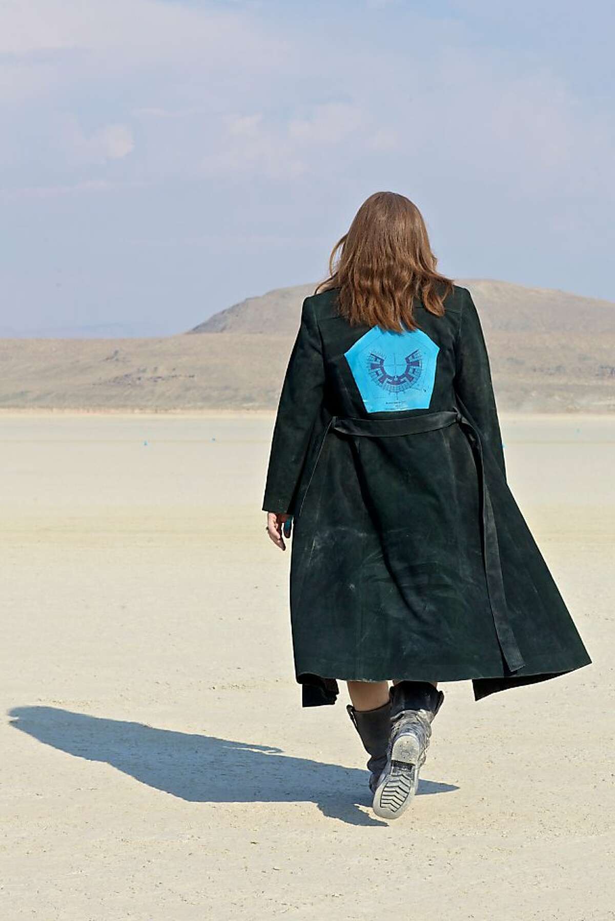 Vibrant desert patches for Burning Man