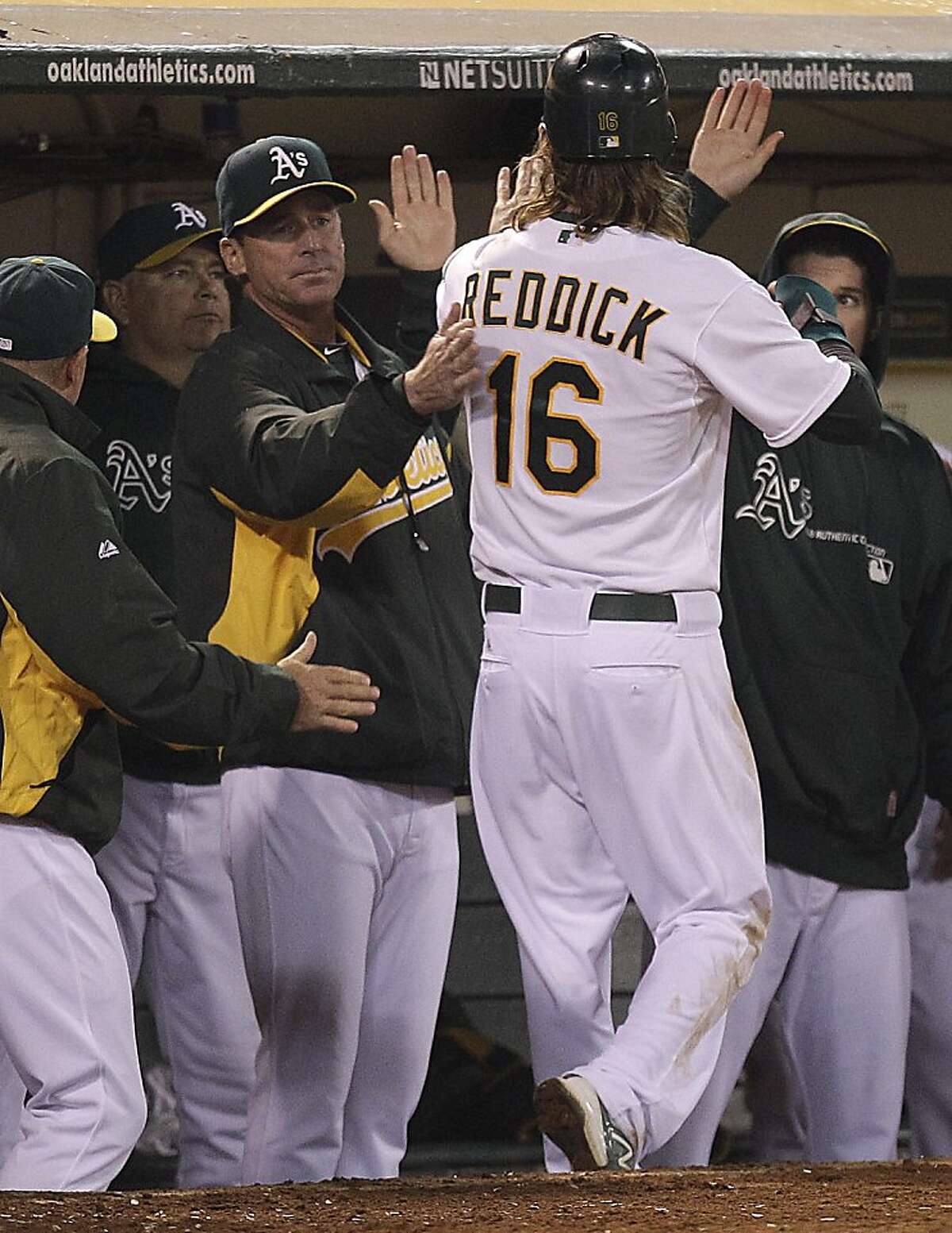Triple play graces memorable A’s win
