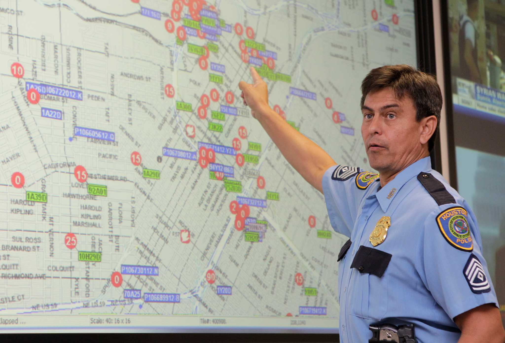HPD's Real Time Crime Center works behind the scene