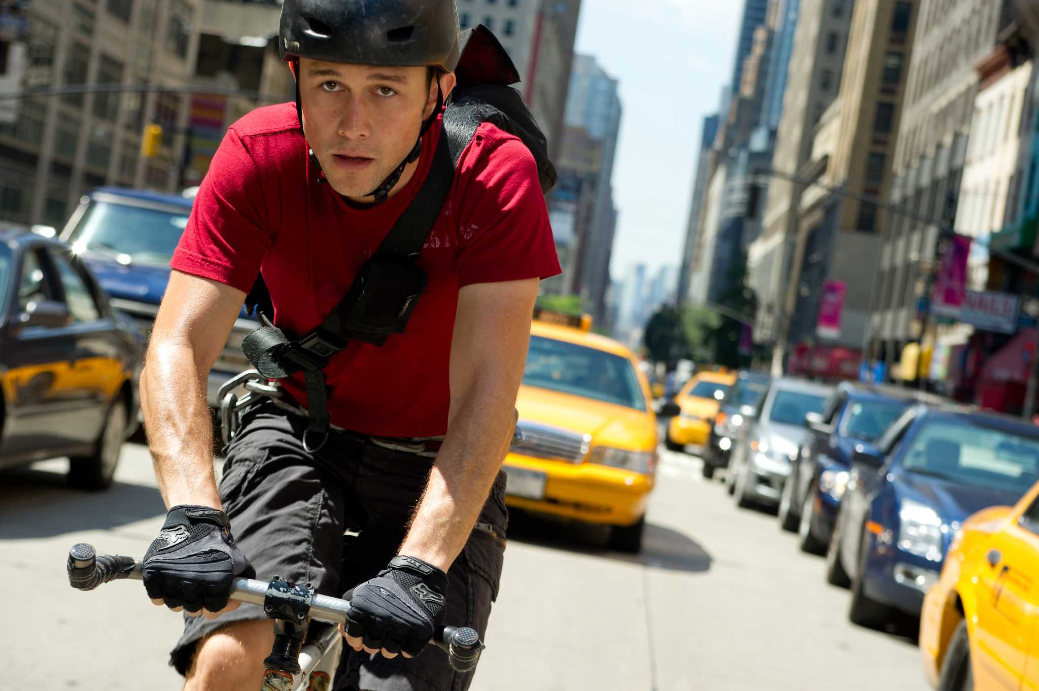 'Premium Rush' intense bike chase movie