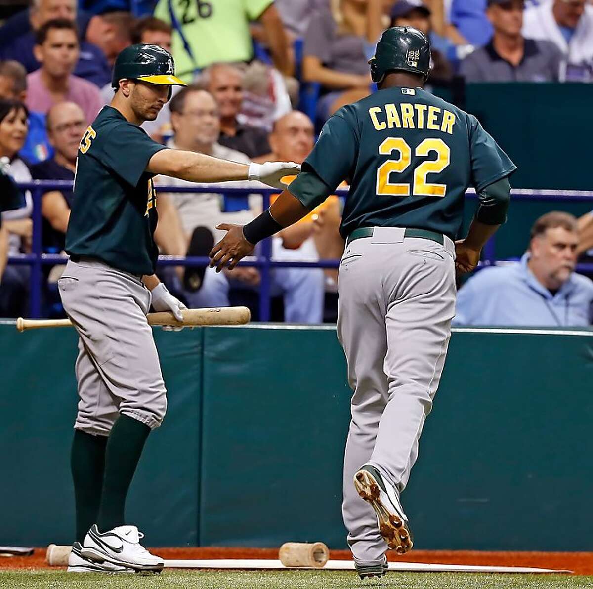 Gomes' homer powers A's win over Rays