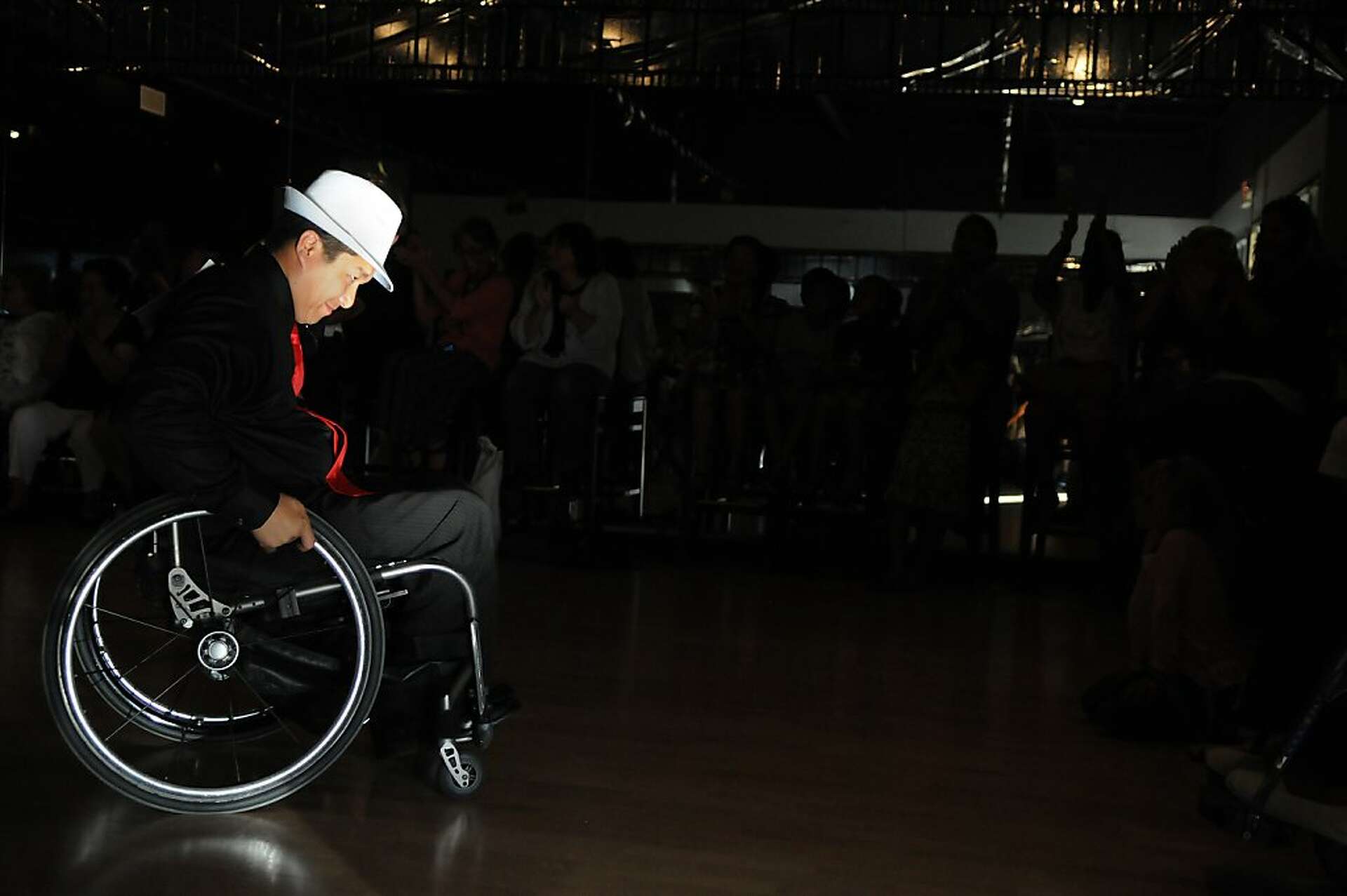 These competitors are dancing on wheels