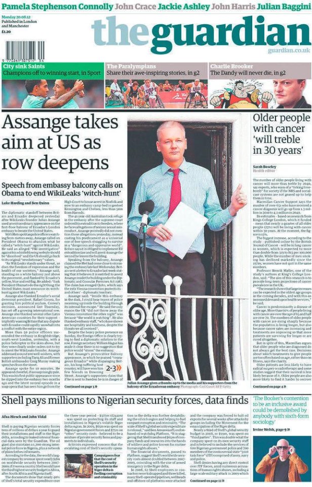 Front Pages from Around the Globe