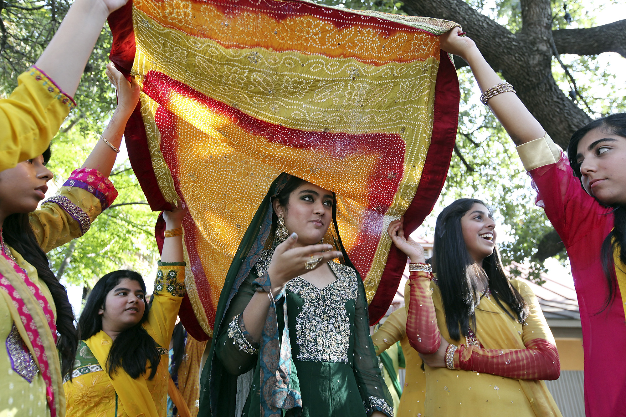 Henna ceremony at Maverick Plaza