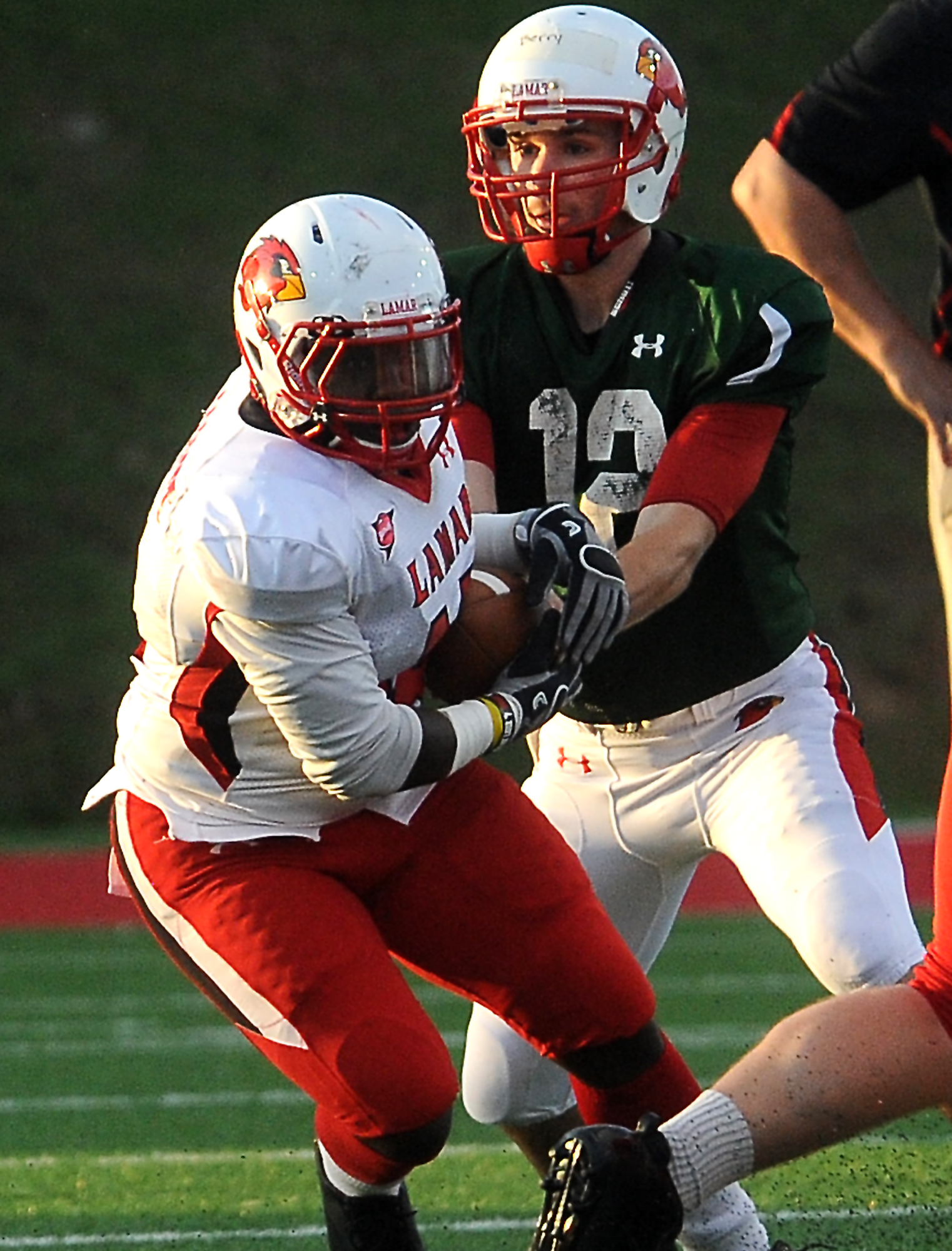 Lamar has more depth at running back