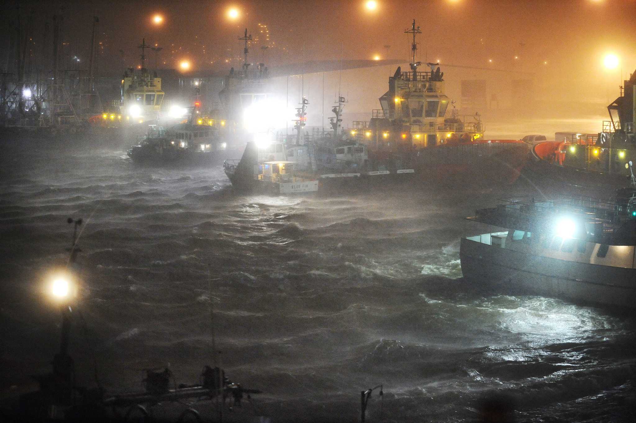 Why do hurricanes make landfall at night?