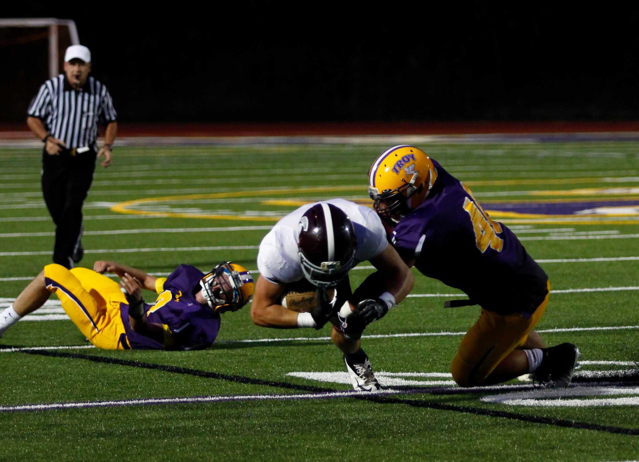 Troy topples Spartans