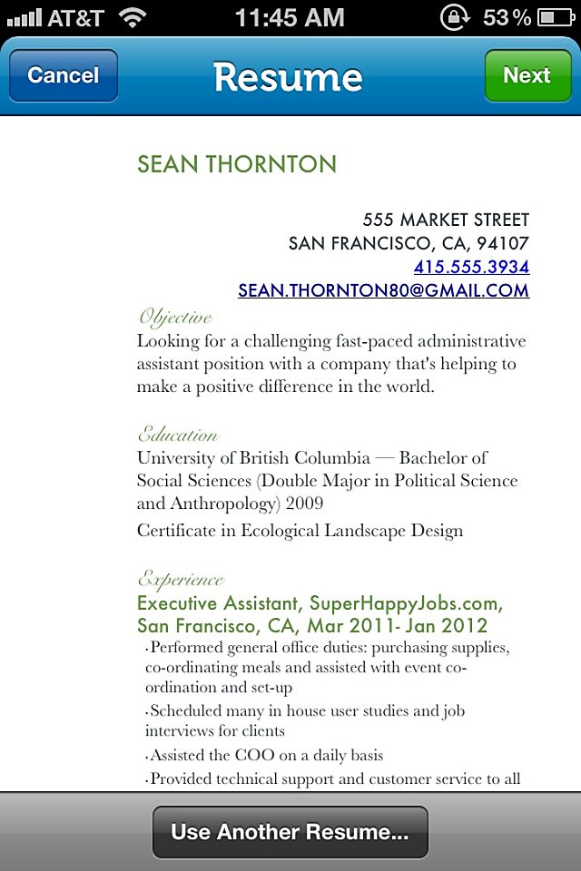 Proven Job Search