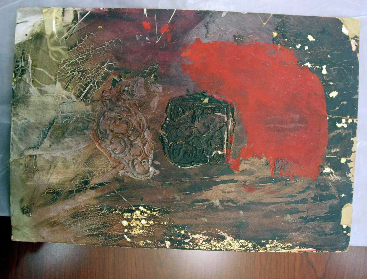 Portrait of family feud over artwork